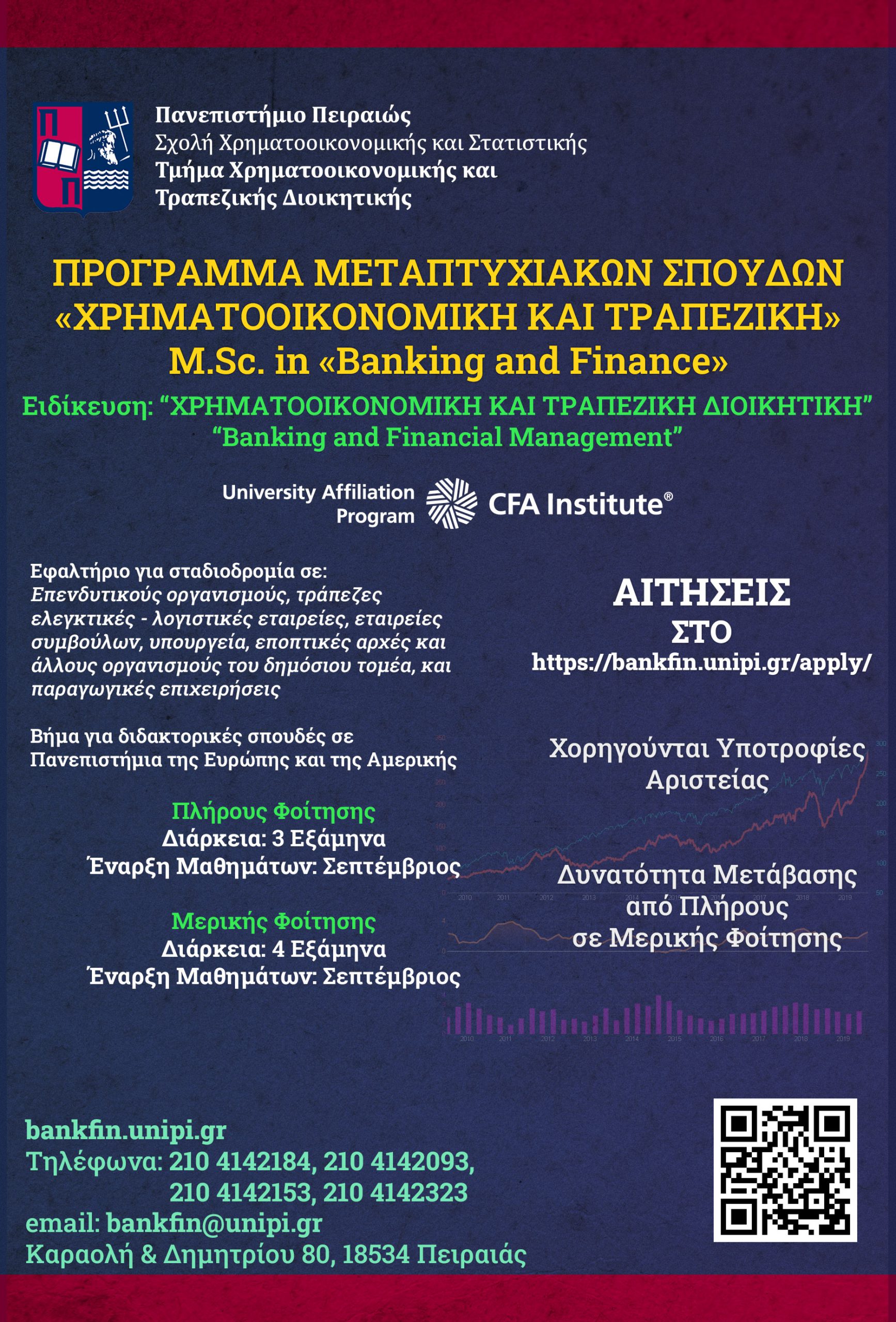 Αρχική - Π.Μ.Σ στη «Χρηματοοικονομική και Τραπεζική»